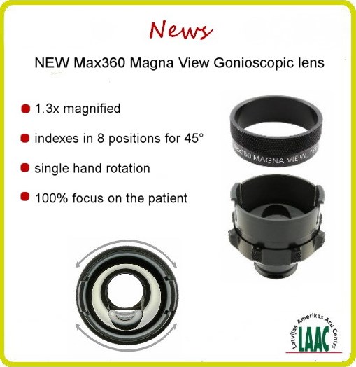 Magna View gonio lens - Latvijas Amerikas acu centrs